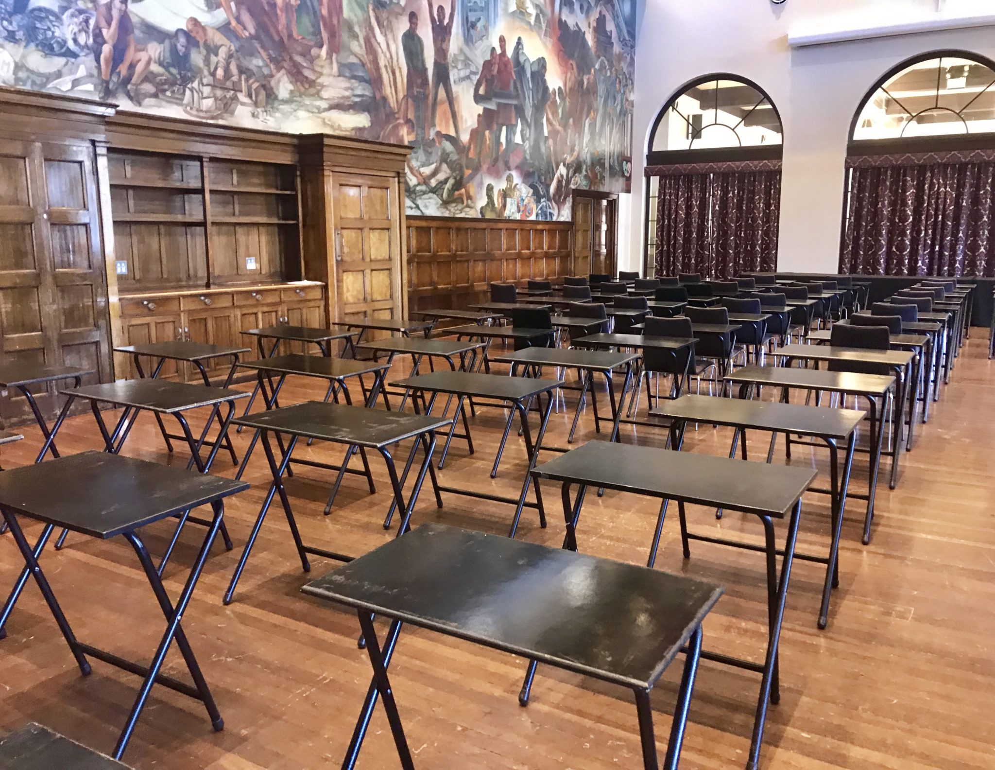 Hire Folding Exam Desk - Folding tables